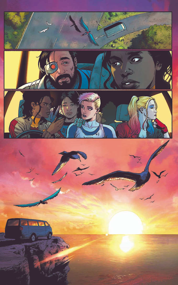 Make realistic graphic novel, comic cover, storyboard, comic book for ...