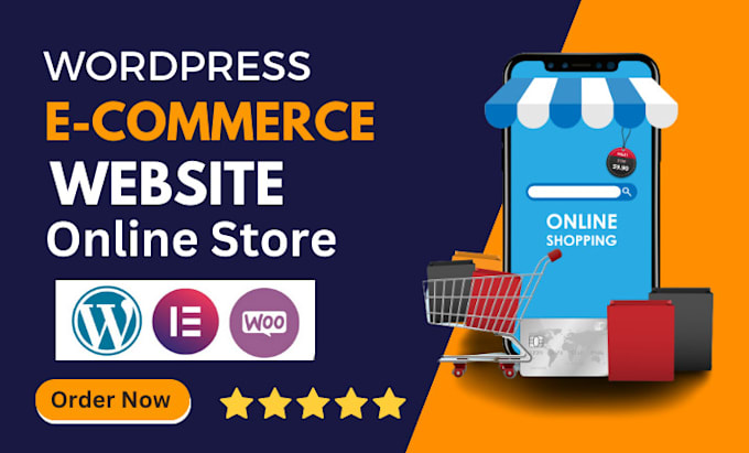 Make wordpress ecommerce website, online store,shop,woocommerce elementor by Ebrahim_hasan_ | Fiverr