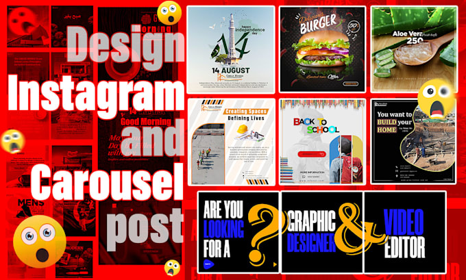 Design creative post, carousel and reels for your instagram by ...