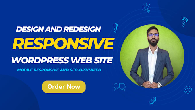 Create a modern and responsive wordpress website by Kasun_prageeth | Fiverr
