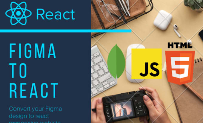 Convert figma to react bootstrap, figma design to responsive react website by Afaqkhann2015 | Fiverr