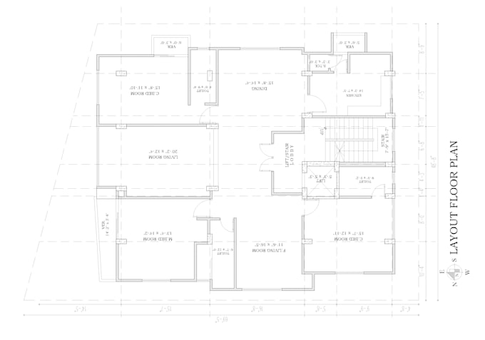 Create architectural 2d drawings layout plan and details by Jamil ...