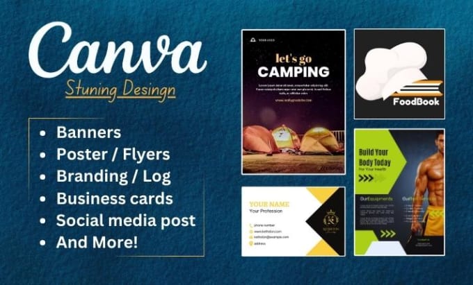 Create stunning designs as your canva expert by Parthkambli | Fiverr