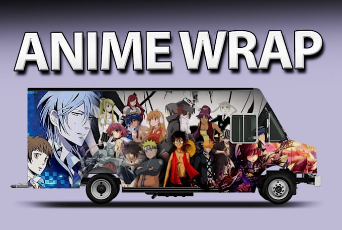 Do vehicle wrap, anime wrap design, box tailor wrap, long tailor, anime ...