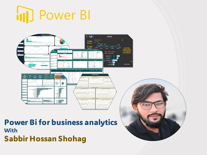 Do data processing and visualization using excel, power bi, powerapps for you by Sabbirhossan72 ...