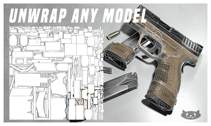 Professional uv unwrap your 3d models by Mishovsky1 | Fiverr