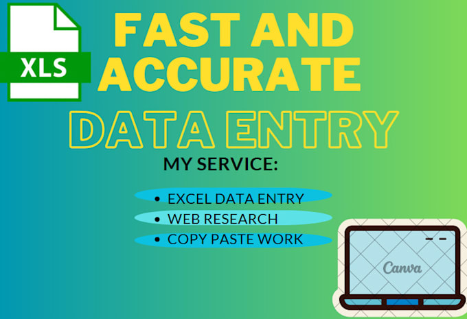 Do fast data entry, web research in 1 day by Keshav_36 | Fiverr