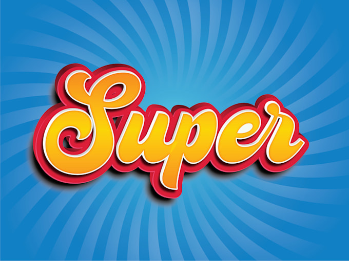 Do 3d text effects and typography design by Afioffice | Fiverr