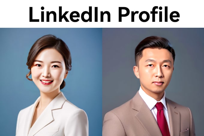 Use ai to make a linkedin profile portrait photo by Mingweixue | Fiverr