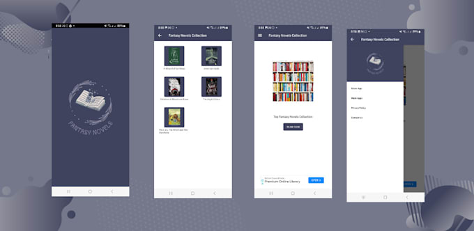 Design and devloped offline pdf ebook library android app by Echostar | Fiverr