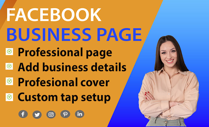 Do create professional facebook business page setup and manage by ...