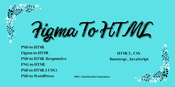 Covert Figma To Htmlalso Fix Html Css Js By Shazzedshajal Fiverr