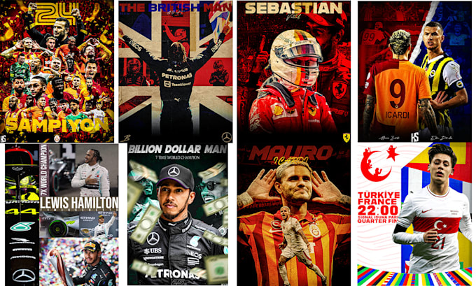 Do posters,match day posters and social media post by Xearnest | Fiverr