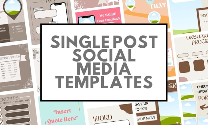 Create bespoke social media templates for your business by B_cmarketing ...