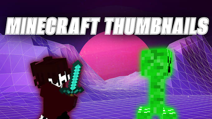 Do a minecraft youtube thumbnail by Carloos_design | Fiverr