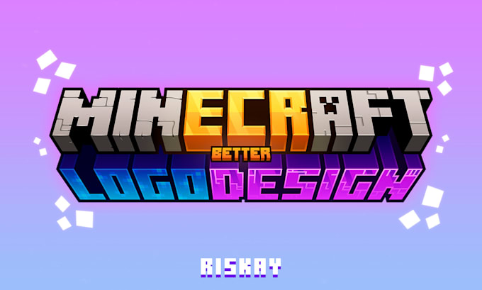 Design a unique minecraft logo for you by Triskay | Fiverr