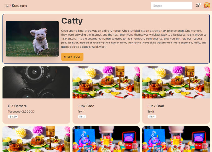 Create A Website Using Nextjs Tailwind Prisma Nodejs Psql Typescript By Kuroneki Fiverr
