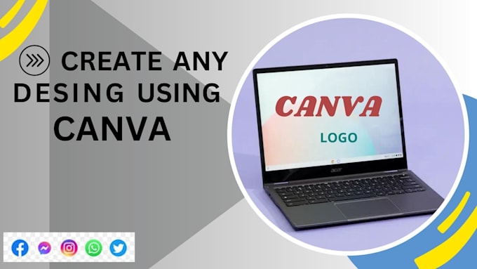 Create any design using canvas by Fatimaadept | Fiverr