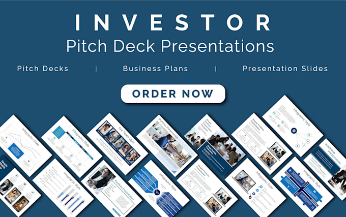 Design investor pitch deck, business plan, presentations, powerpoint ...