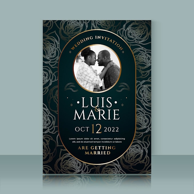 Design wedding iv, birthday iv, programs and souvenirs by Gpified | Fiverr