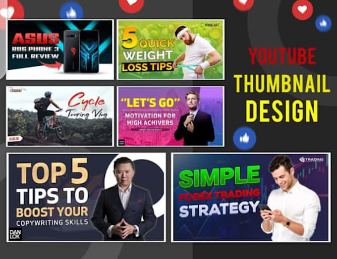 Design eye catchy thumbnail for your content helps to get high crt by ...