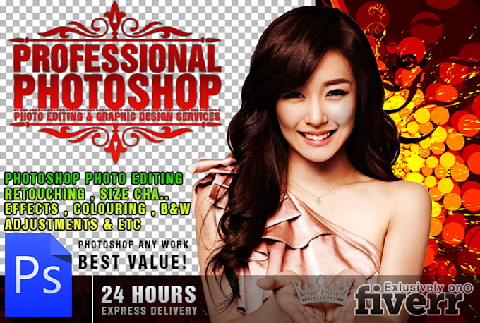 Do any professional photoshop service by Techkush | Fiverr