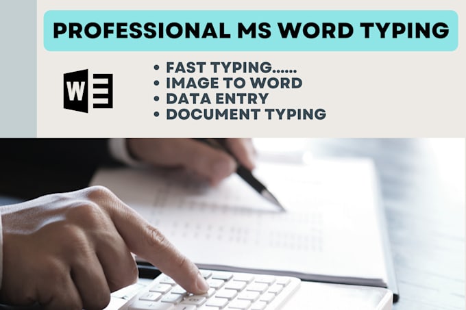 Do quick and accurate english typing in ms word by Shanvortex | Fiverr
