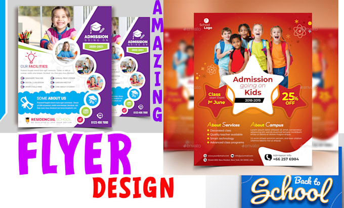 Design kids, school and social media design and instagram posts by ...