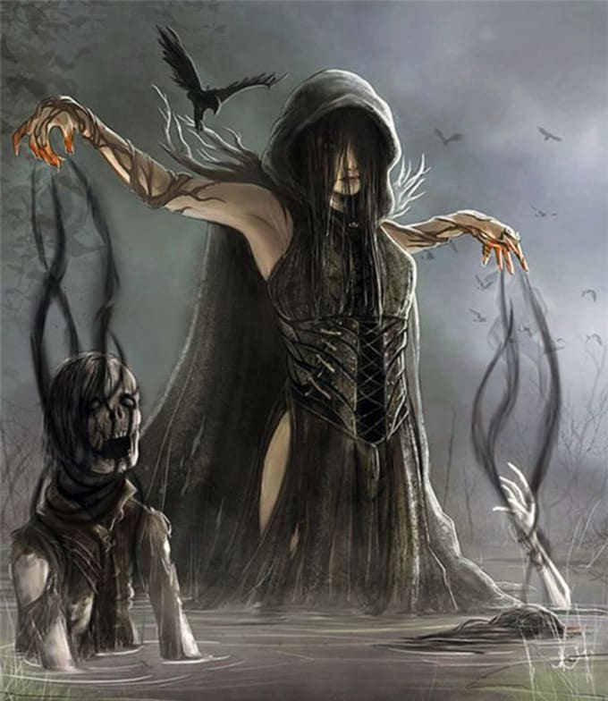 Draw a unique esoteric or fantasy medieval art for you by Mirjaforr ...