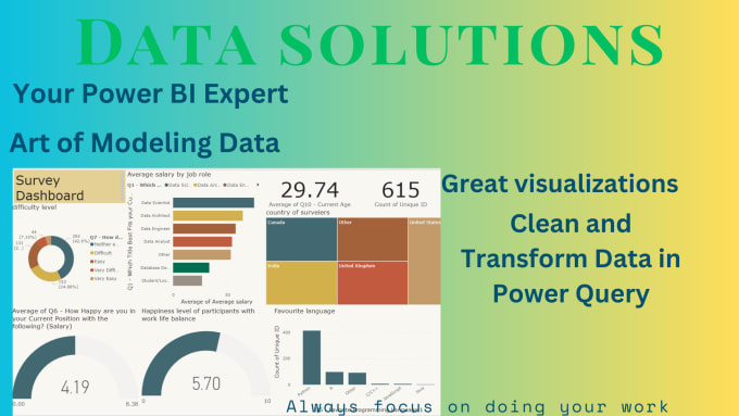 Visualize your data using microsoft power bi by Ibadullahkha443 | Fiverr