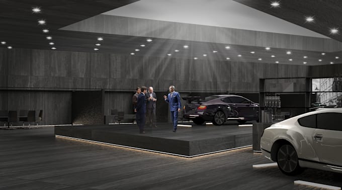 3d model and produce 1 conceptual render of your project by ...