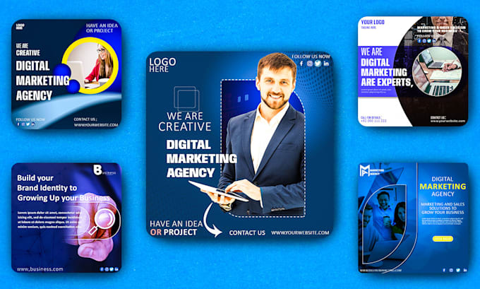 Creative social media post design that stand out by Hfdesignmaster | Fiverr