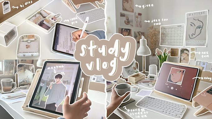 Design cute aesthetic thumbnails for your youtube videos by Neeshagirl ...