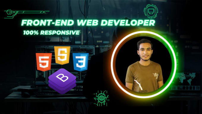 Be Your Best Front End Web Developer Coder Html Css Js Bootstrap By Aliamirdev Fiverr