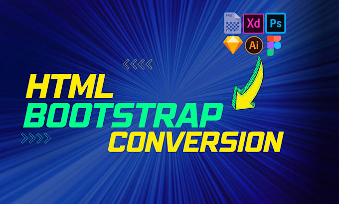 Convert png, figma, xd, ai, sketch, psd to html css bootstrap responsive website by Ghulam ...