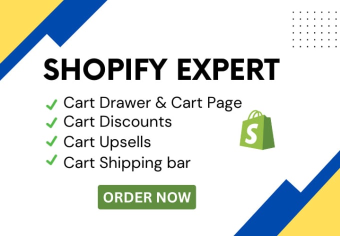 Fix, edit, develop, shopify cart page, cart drawer shopify by Usamaashraf335 | Fiverr