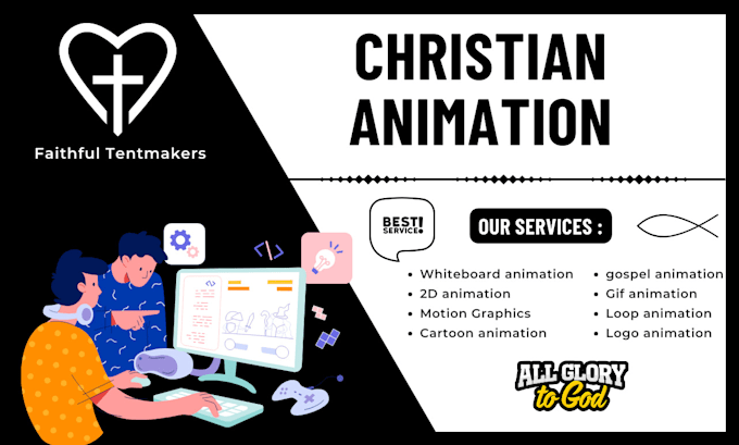Create christian church and bible whiteboard and 2d animation by ...