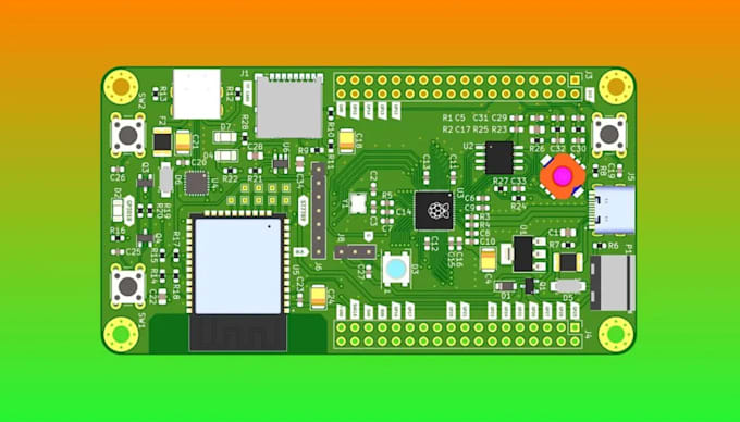 Pcb design for your electronic circuits by Awais__designer | Fiverr