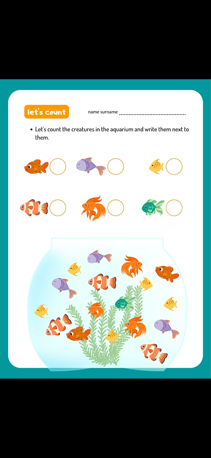 Preschool activity, fun info by Bengisuaylnc | Fiverr