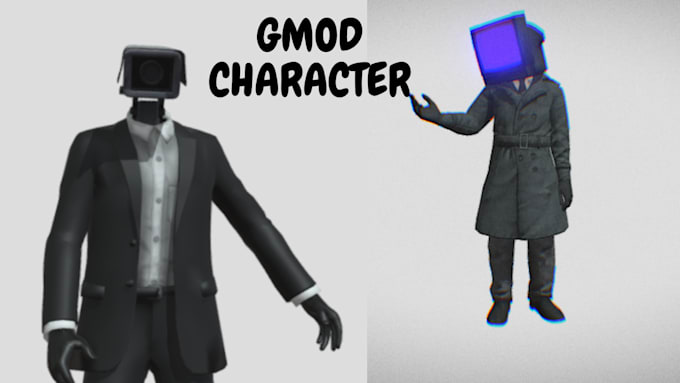 Model Custom 3d Gmod Character Vrchat Avatar And Port 3d Player Model