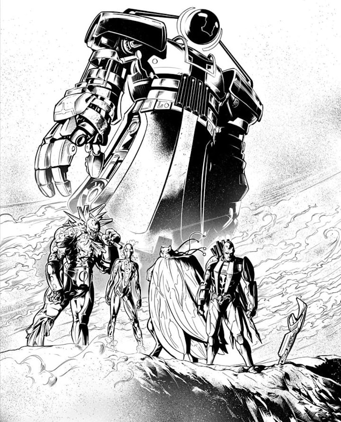 Amazing comic book illustration, comic page, comic charactr by Olivia ...