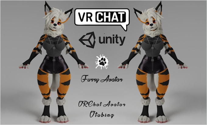Do vrchat avatar, 3d model for vtuber, fursona, furry avatar, vrchat ...