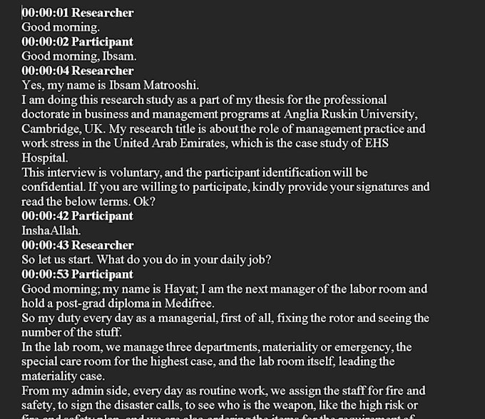 Convert your data from voice to text by Mdjahidkhan856 | Fiverr