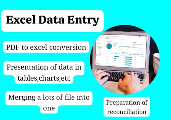 Do excel data entry,pdf to excel data entry and any type of data typing ...