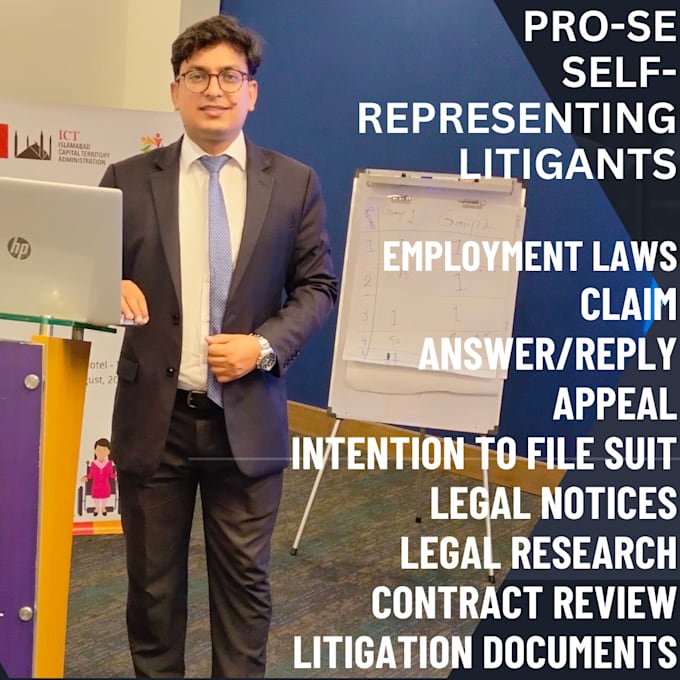 Assist pro se or self representing litigants in drafting legal ...