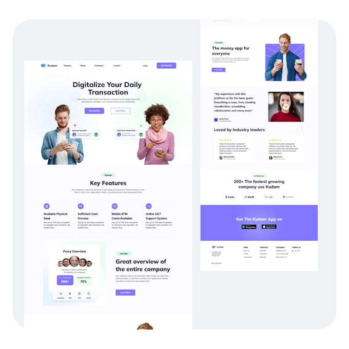 Design a beautiful landing pages for your business by Njokudavid468 ...