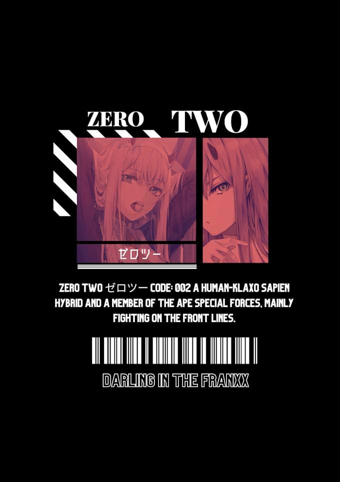 Make a custom anime designs for your apparel brand by Bynara | Fiverr