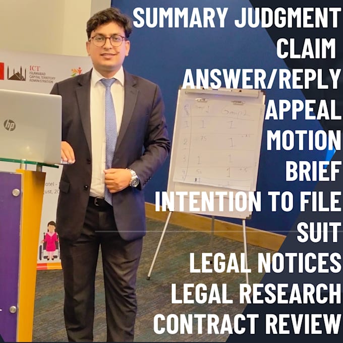 Draft motion, brief, claim, response, appeal, summary judgment by ...