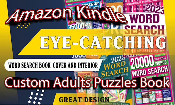 Create word search book cover and interior for kdp by Tanvirahmed841 ...
