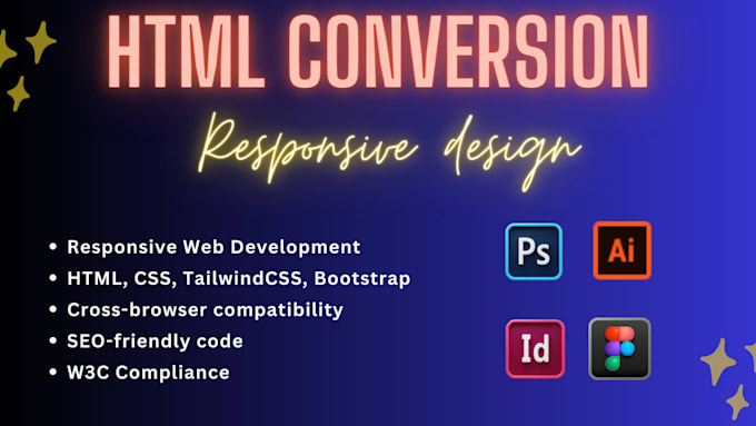 Convert Figma Xd Psd To Html With Tailwind Css By Zakariaoss Fiverr